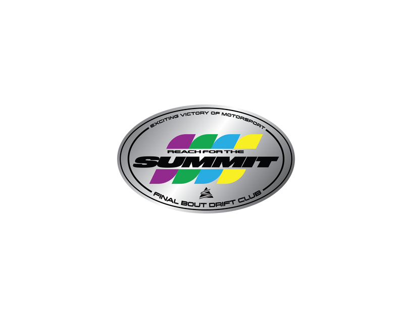 Reach for the Summit Oval Sticker [Color Options] – FinalBout