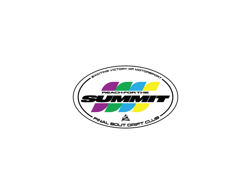 Reach for the Summit Oval Sticker [Color Options] – FinalBout