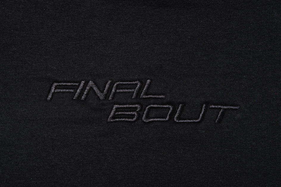 Final Bout Embroidered Logo Crewneck [Black/Black] – FinalBout